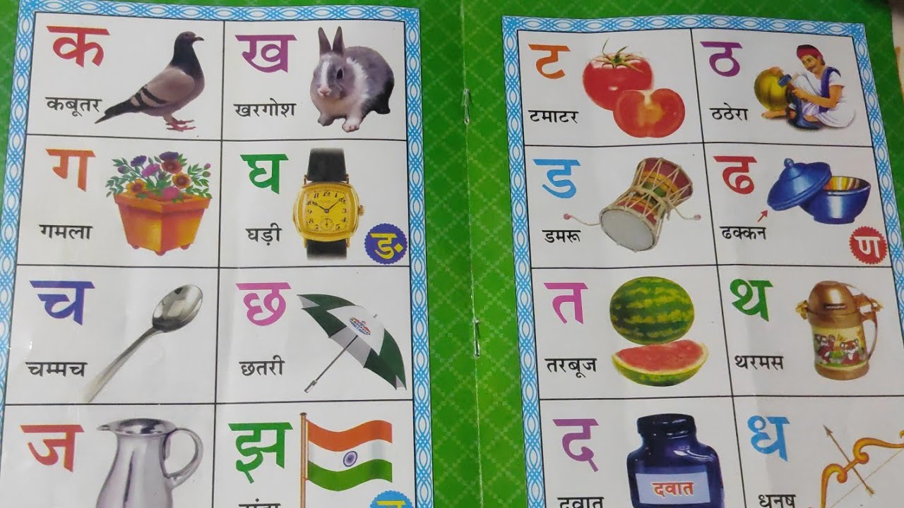 Hindi varnamala || हिंदी वर्णमाला - व्यंजन || learn hindi vyanjan with ...