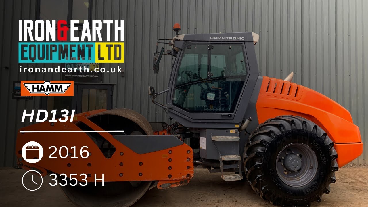 2016 HAMM H13I Roller - YouTube
