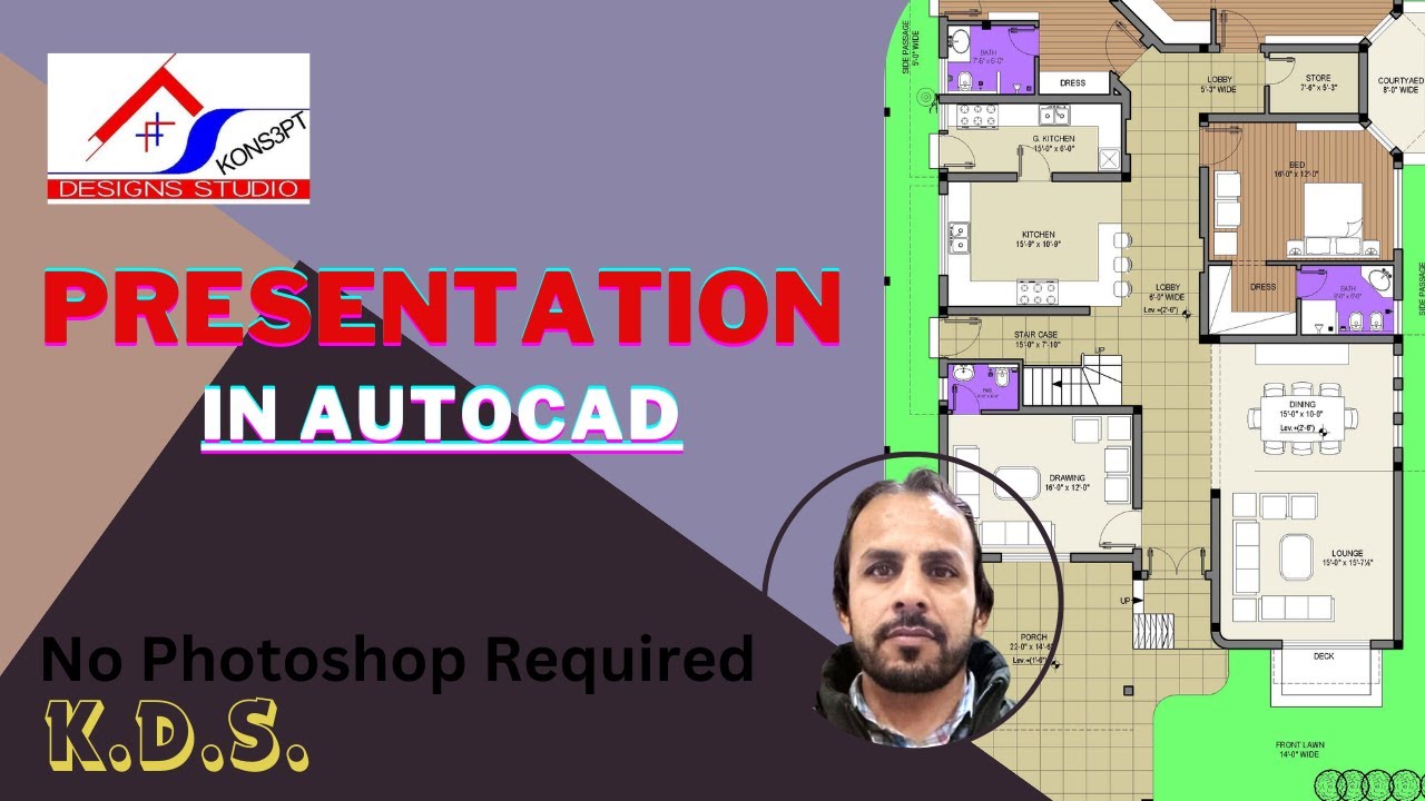 How to Render Floor Plans in AutoCAD🚀 | No Photoshop Required💯 - YouTube