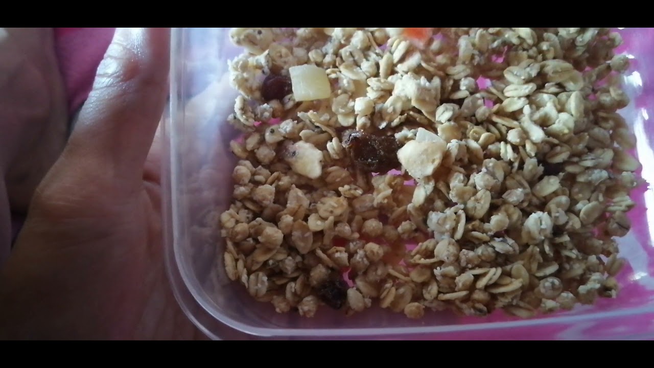 Fitella Musli Tropical Papaya Banana Pineapple Chia Superfoods - YouTube