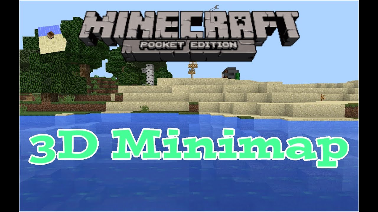 3D Minimap Mod - [ MCPE 0.14.X ] - YouTube