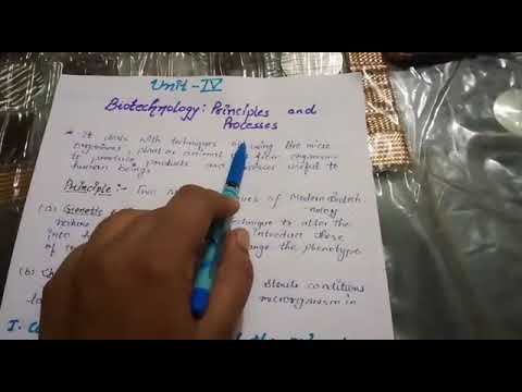 Class 12 biotechnology: principles and processes(12) - YouTube