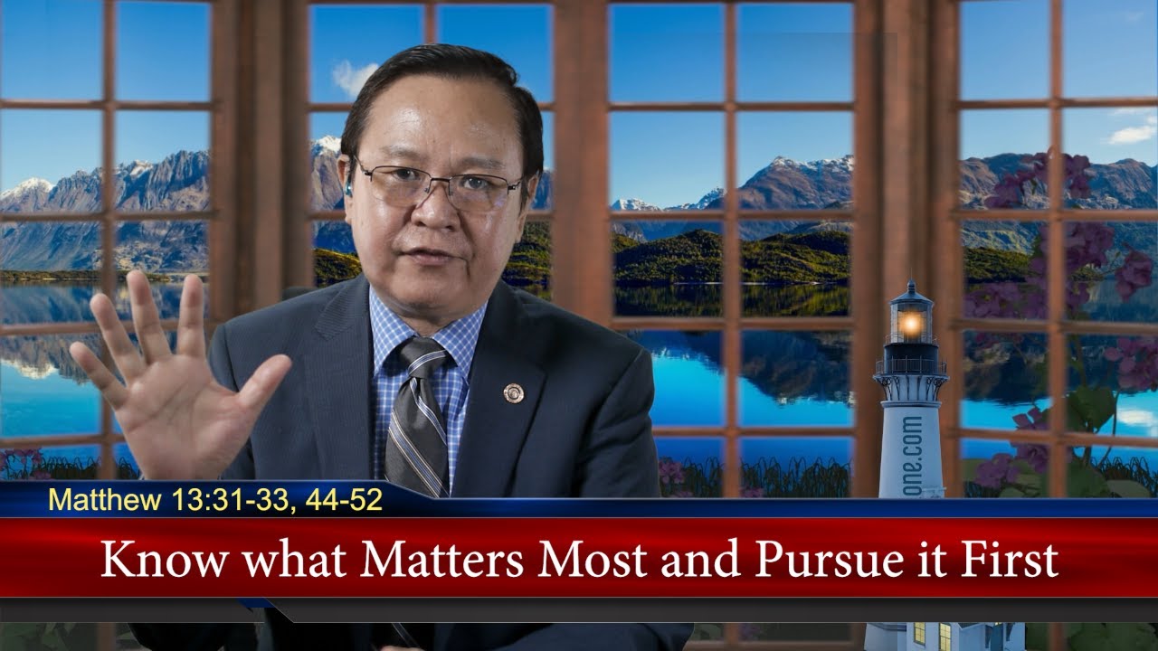 Know what Matters Most and Pursue it First - YouTube