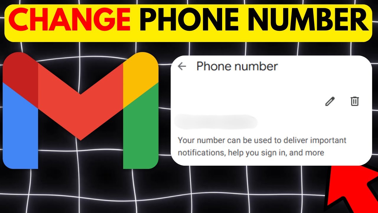 How to Change Phone Number on Gmail - Step by Step Guide - YouTube