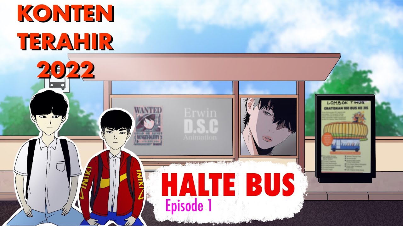 ANIMASI SEKOLAH - HALTE BUS EPISODE 1 ( Adu Mekanik ) - YouTube