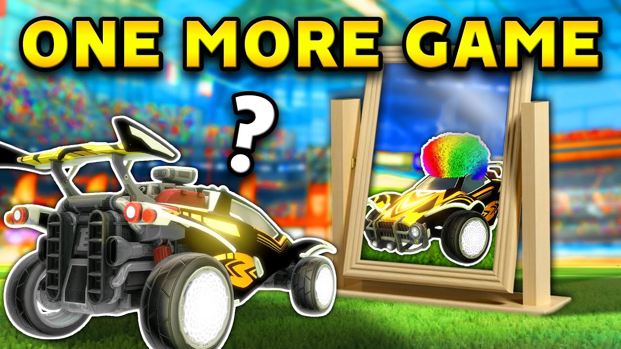 When you can't end on a loss but you keep losing in Rocket League - YouTube