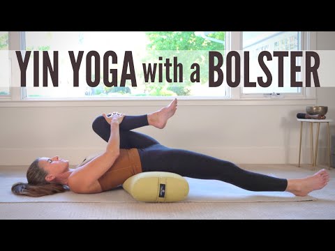 Yin Yoga With A Bolster (1 Hour) | Devi Daly Yoga
