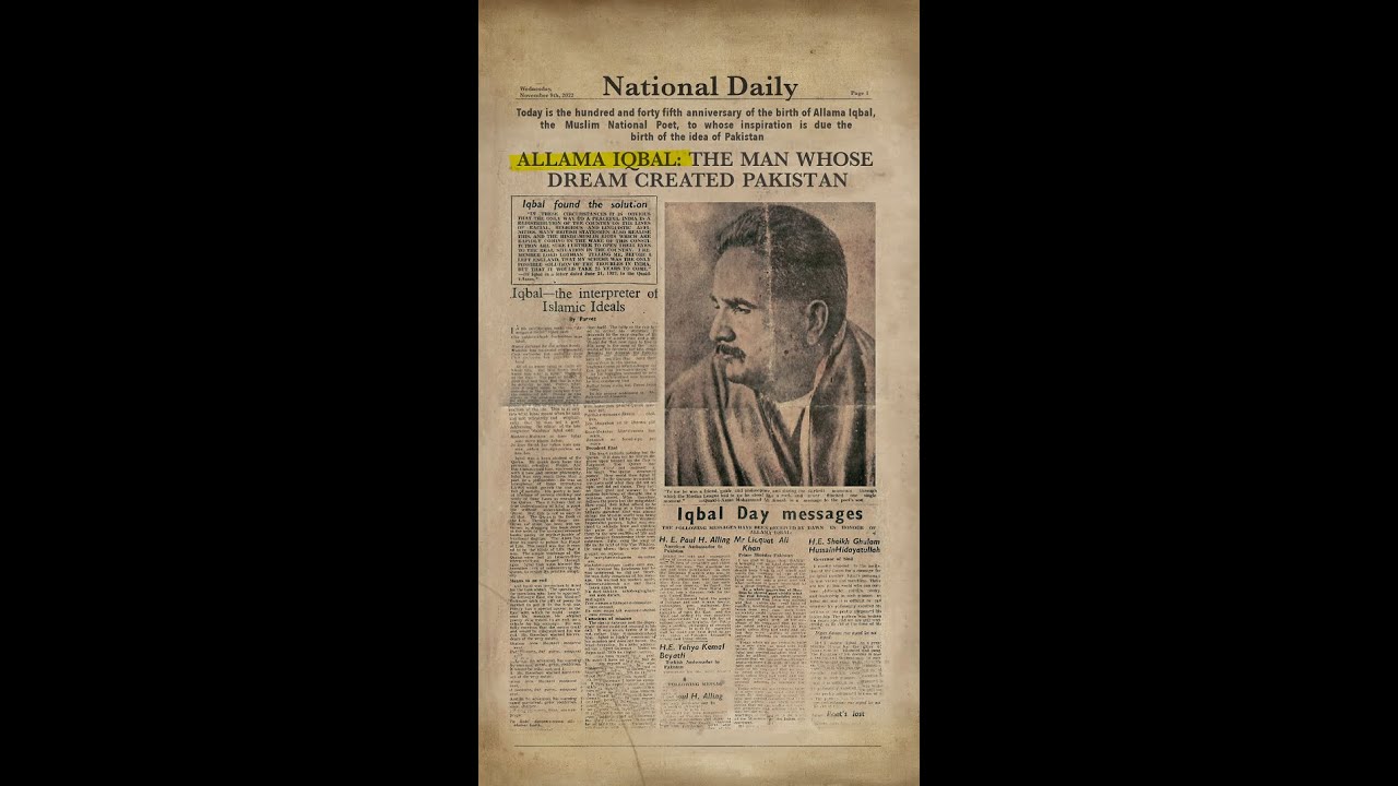 Allama Muhammad Iqbal: The Man Whose Dream Created Pakistan - YouTube