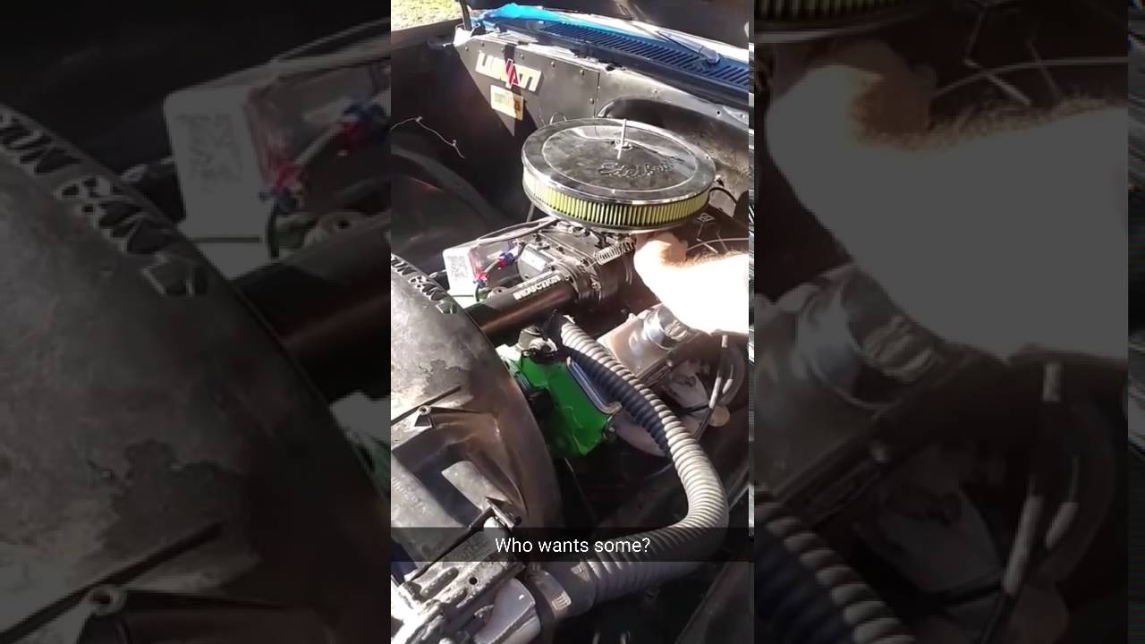 SBC 350 with B&M 144 Supercharger - YouTube