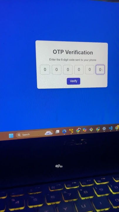OTP Screen For programmer 🧑‍💻 #html #css #coding #programming #ai #otp ...