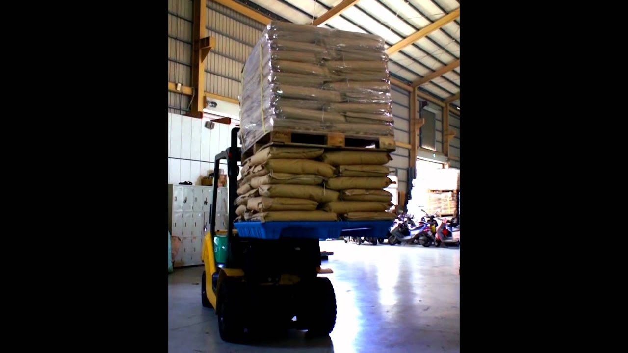 Pallet plastico - Estiba Plastica Ref. BA1111 prueba carga dinamica 2 ...