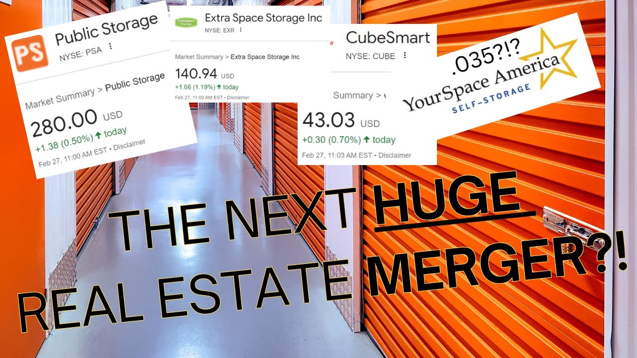HUGE REAL-ESTATE MERGER!! IS THIS THE NEXT PUBLIC STORAGE?! | NUMD ...