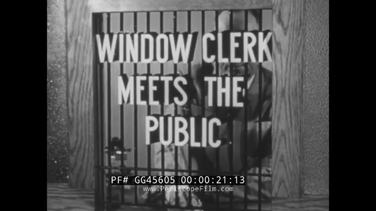 " WINDOW CLERK MEETS THE PUBLIC " 1940s UNITED STATES POSTAL SERVICE ...