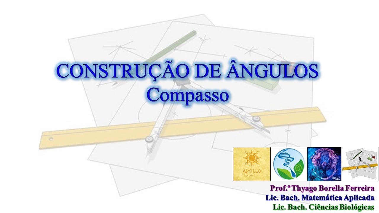 Construção de ângulos (compasso) - YouTube
