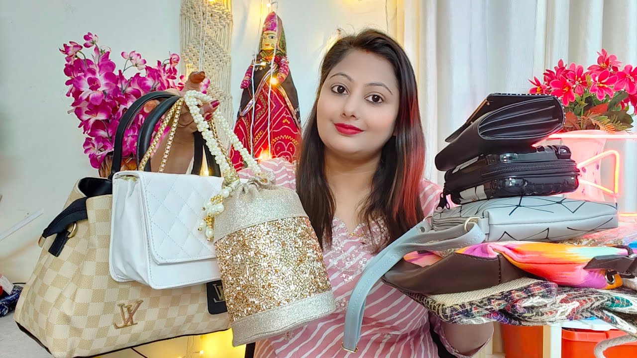 Meesho Handbag/Sling Bag/Tote Bag Haul Under Rs 350/- | Meesho Best Handbags Haul | - YouTube