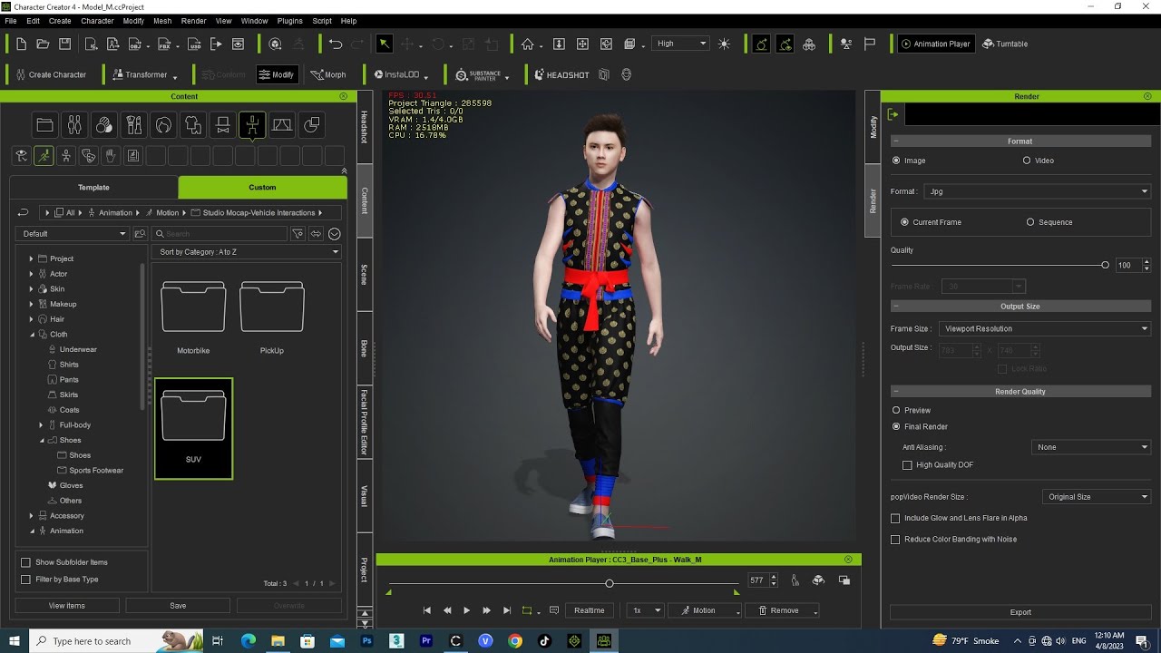 Cloth for cc4 and Iclone8 - YouTube