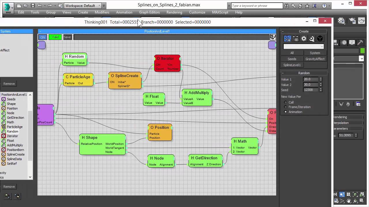 thinkingParticles 6 Subscription Drop 1 Shape Position - YouTube