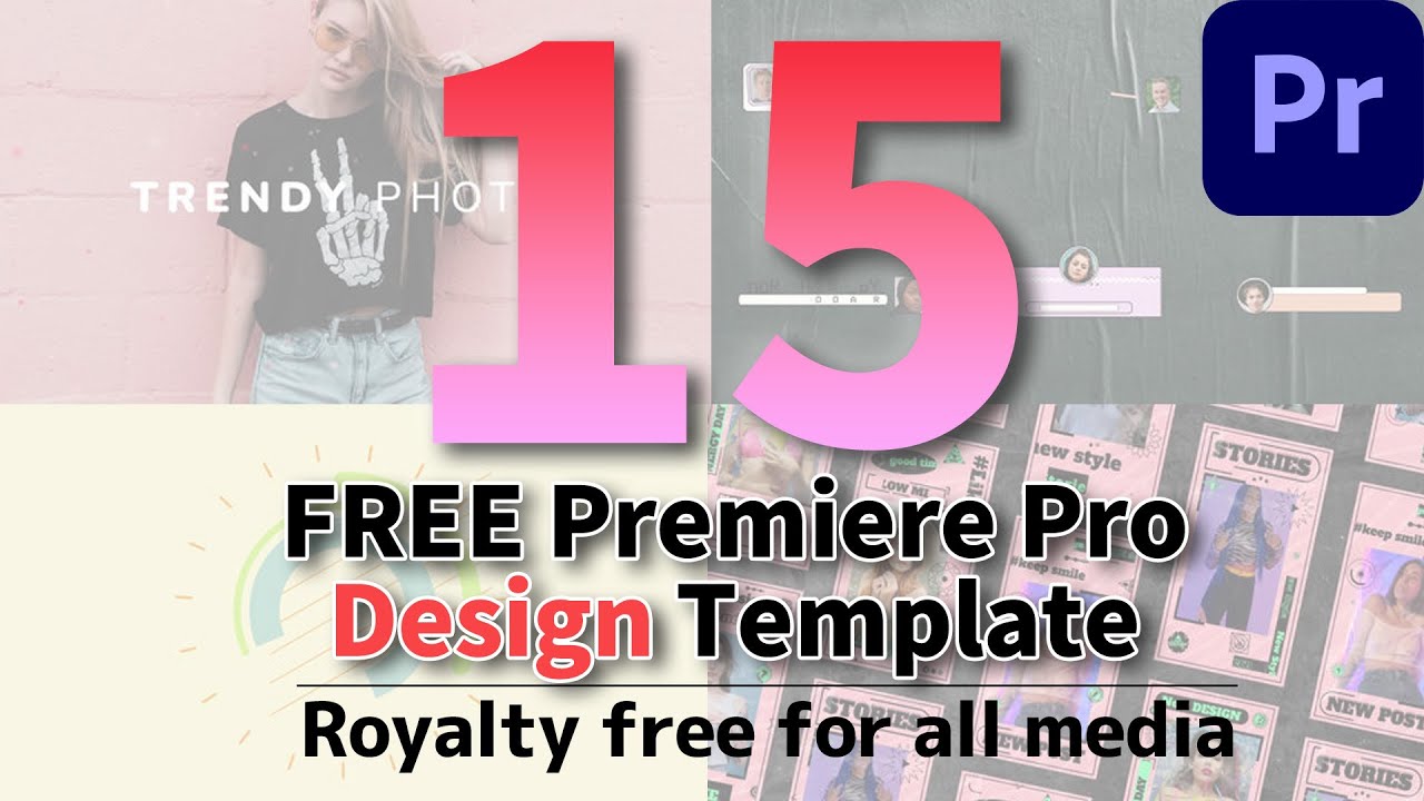 【Free】Premiere Pro 15 Design template Royalty Free download - YouTube