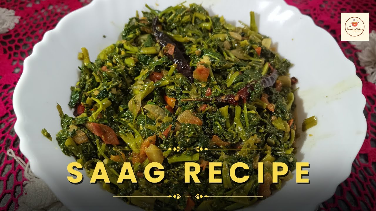 Healthy & Tasty Saag Recipe | Naari Saag ki Sabji | Water Spinach ...