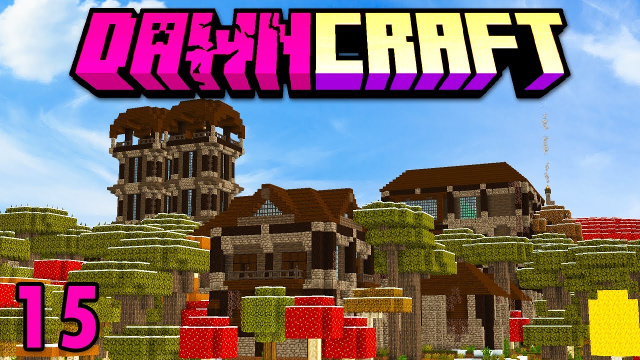 Minecraft: DawnCraft Ep. 15 - Mega Mansion - YouTube