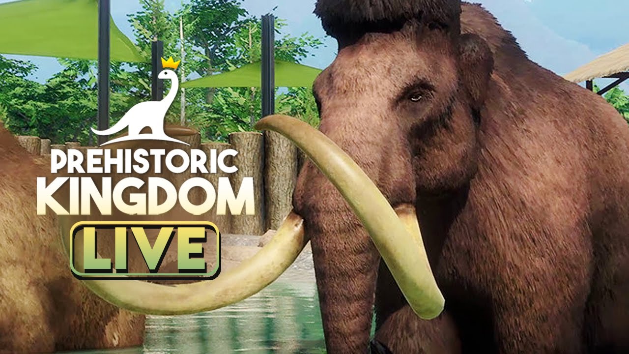 DINOSAUR PARK BUILD CONTINUES! LIVE Park Build In Prehistoric Kingdom ...