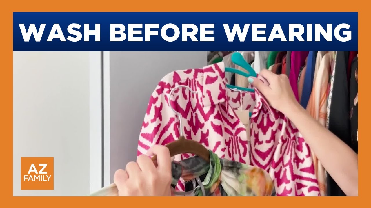 Why you should wash clothes before wearing - YouTube
