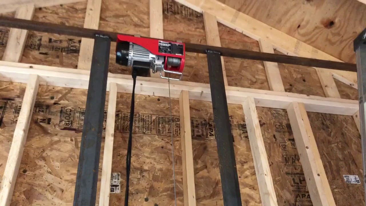 Shed drawbridge in action - YouTube