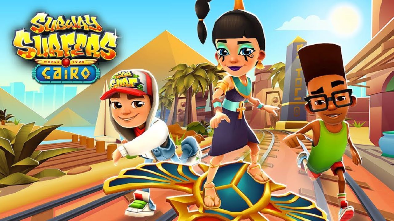 Subway Surfers : World Tour To Cairo Gameplay #2 On IPad - YouTube