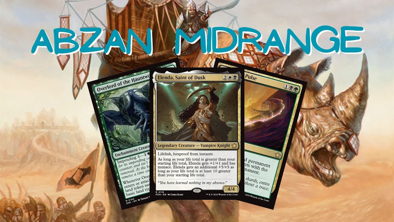 Abzan Midrange | Magic the Gathering Arena | Foundations | Pioneer ...