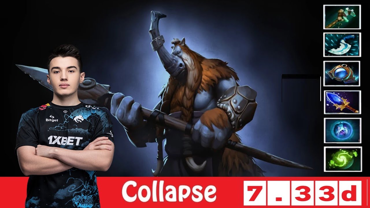 [DOTA 2] TSpirit.Collapse the MAGNUS [OFFLANE] [7.33d] - YouTube