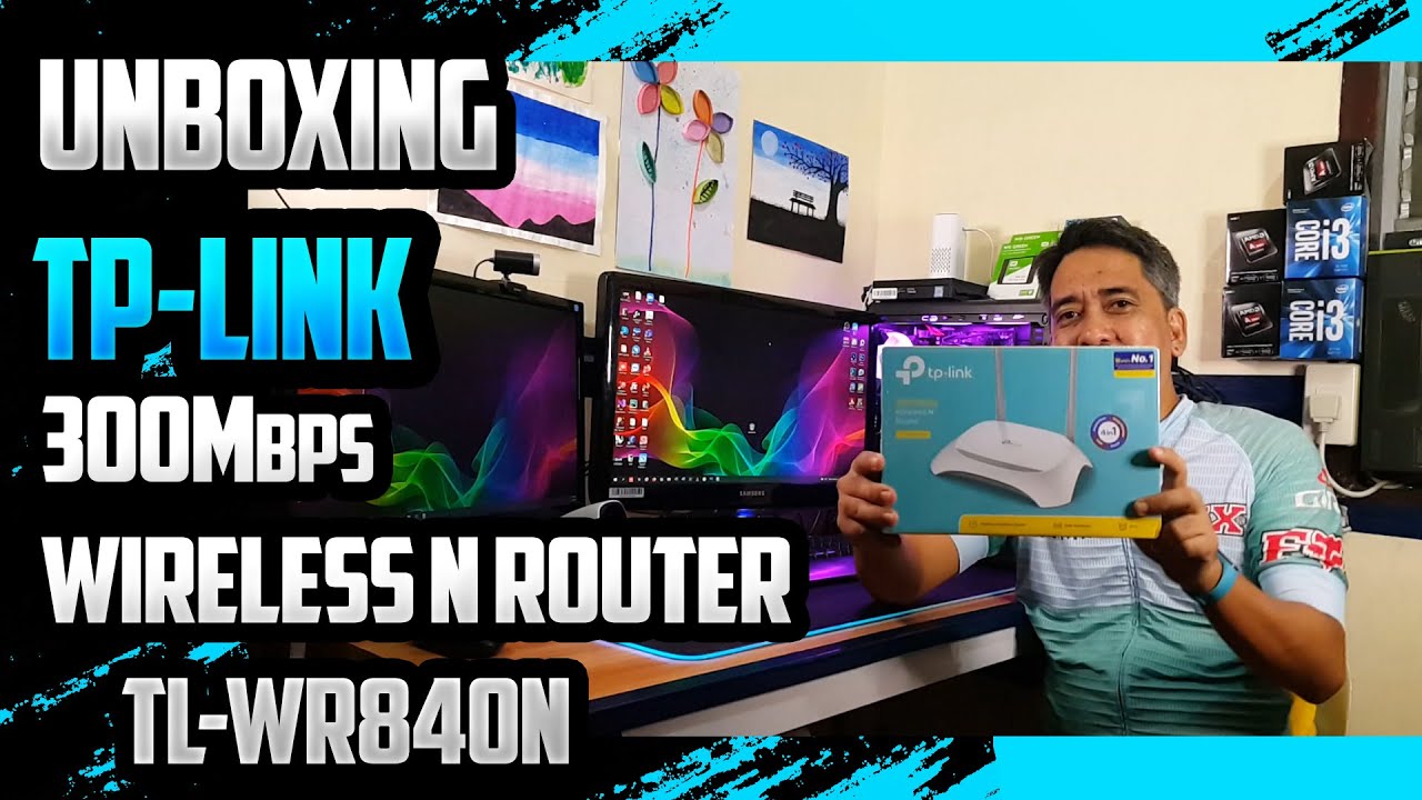 Unboxing TP Link 300 Mbps Wireless N Router TL-WR840N - YouTube