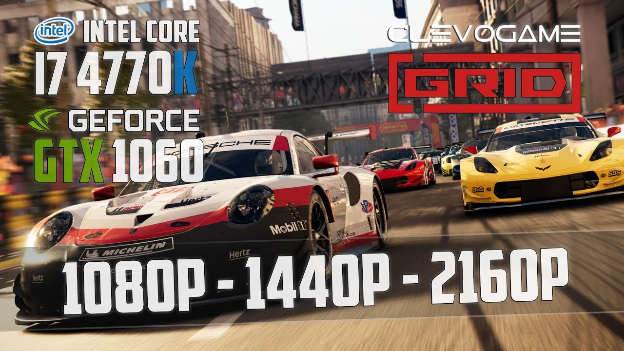 GRID (2019) - GTX 1060 6GB - i7 4770K - 1080p - 1440p - 4K FPS TEST ...
