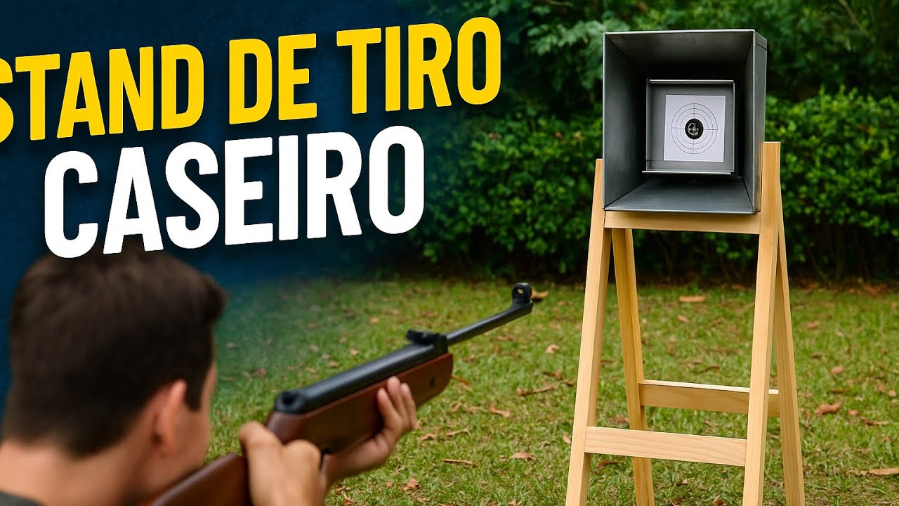 Stand de Tiro Caseiro para Carabina de Pressão - Simples, Barato e ...