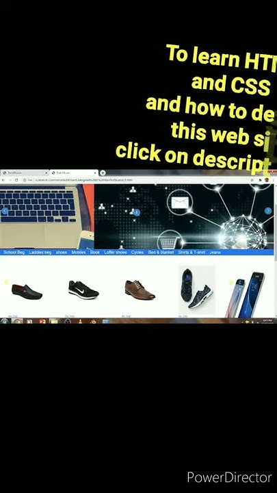 E-COMMERCE website using HTML and CSS - YouTube
