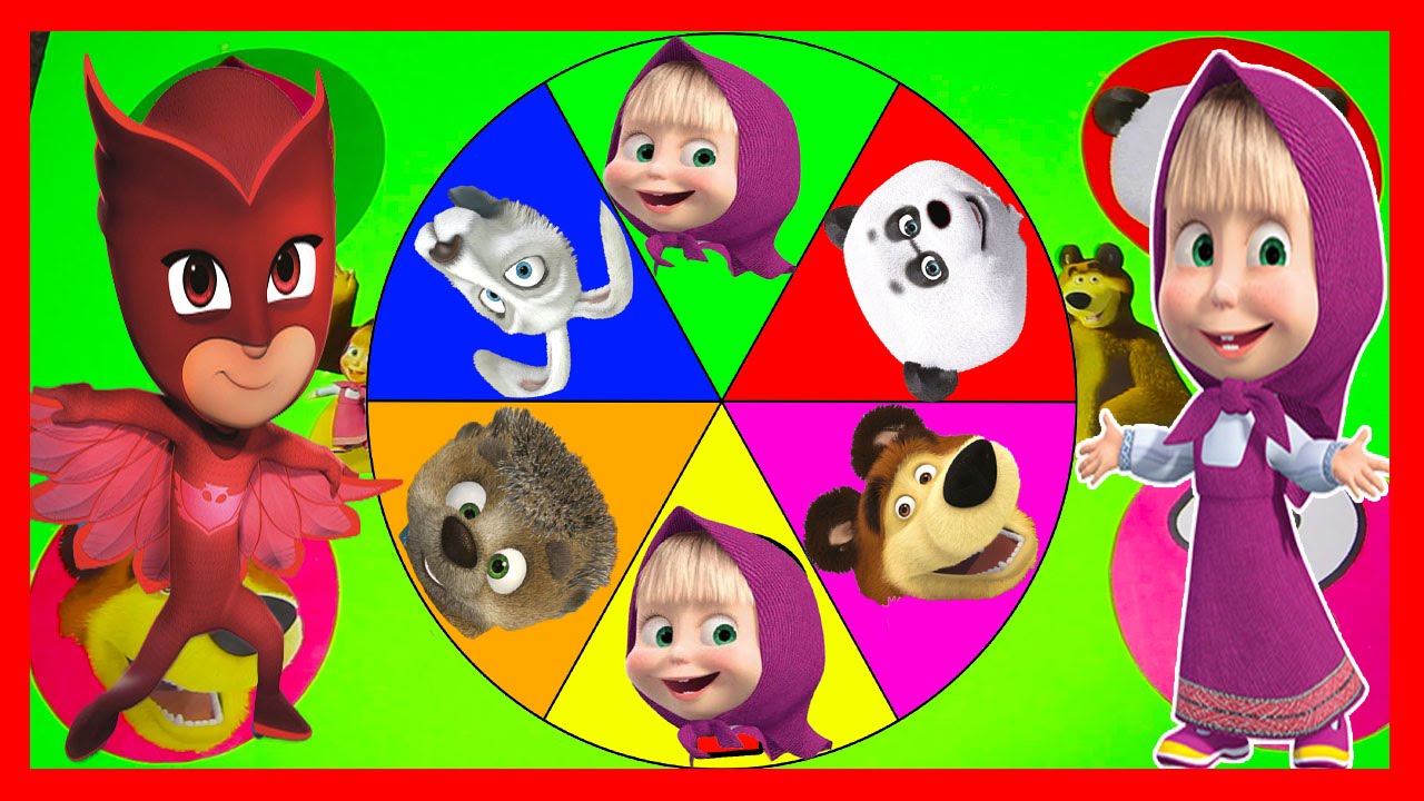 Masha and the Bear Spinner Game - Toys from Paw Patrol, Mickey Mouse ...
