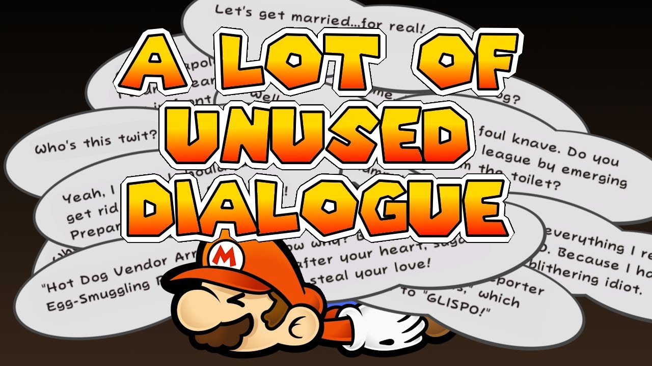 The Unused Dialogue of Paper Mario: The Thousand-Year Door - YouTube