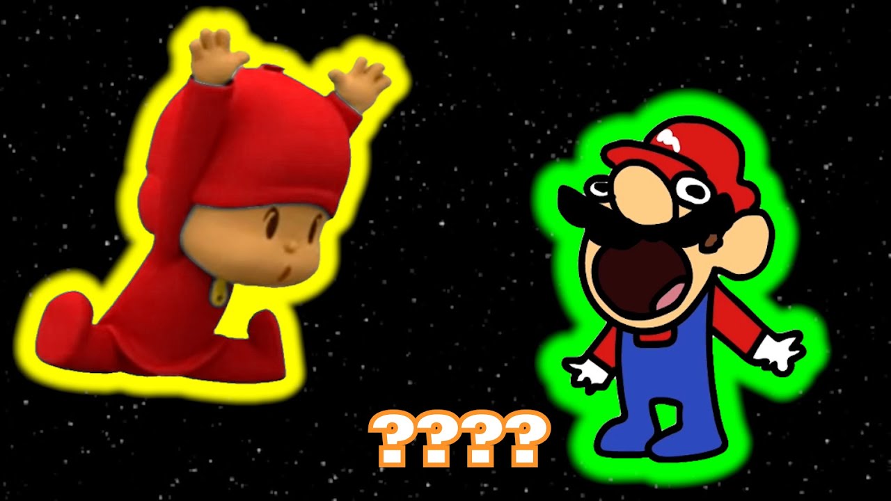 Pocoyo and Mario "Screaming and Laughing" Sound Variations in 40 ...