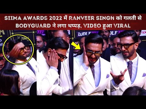 Ranveer Singh Gets Slapped by Bodyguard at SIIMA Awards 2022, Video ...