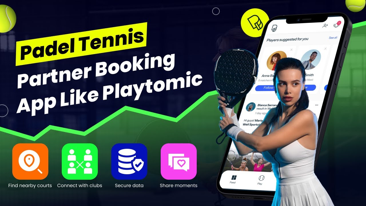 How To Develop Padel Tennis Partner Booking App Like Playtomic? #padeltennis #appdevelopment # ...