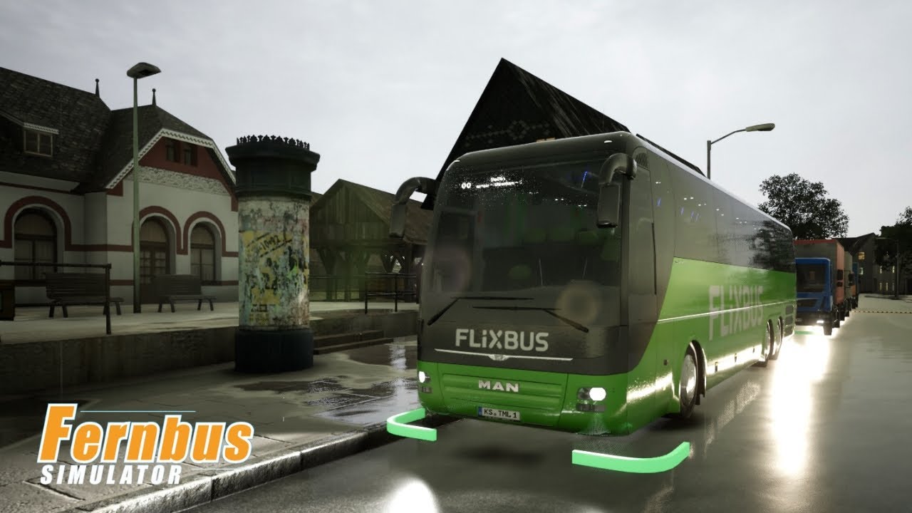 Fernbus Simulator Journey: Ahlbeck to Sellin with Scenic Stops in ...