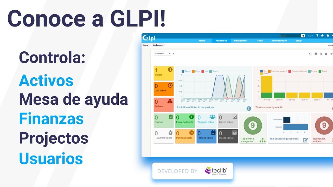 GLPI: el software de gestión de servicios más avanzado. - YouTube