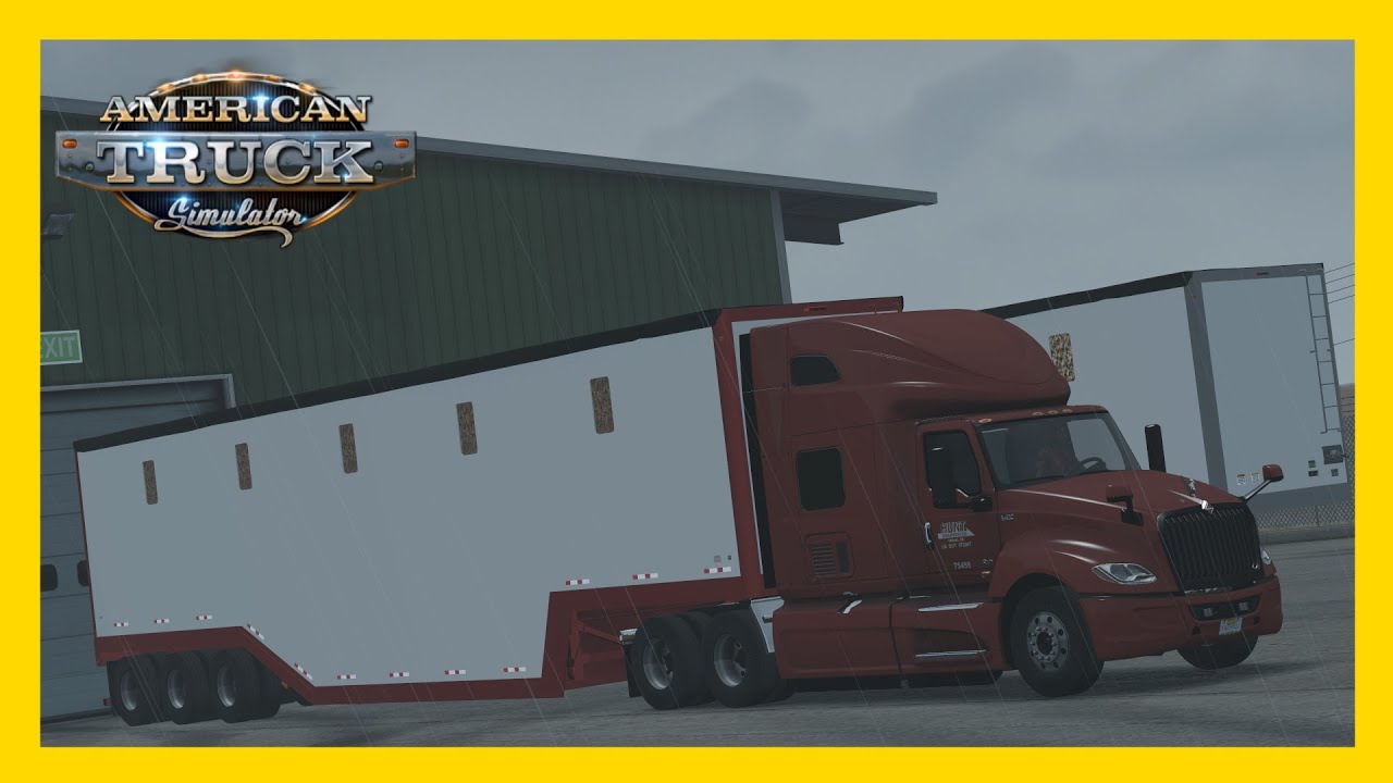 ATS 1.36 | Manac Chip Van Trailer | Best Trailer Mod - YouTube