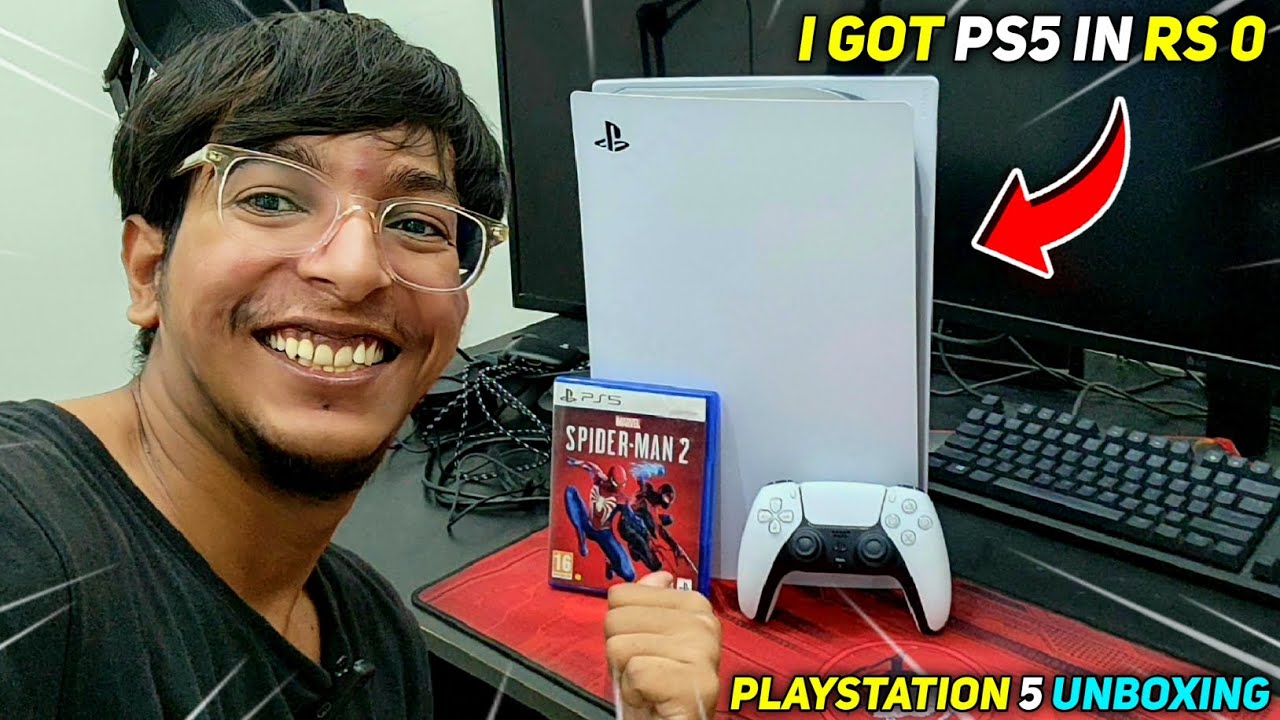 I Got PS5 In Rs0 😱 | PlayStation 5 Unboxing & Accessories!! - YouTube