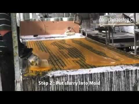 Step 2：Put slurry Into Mold - YouTube