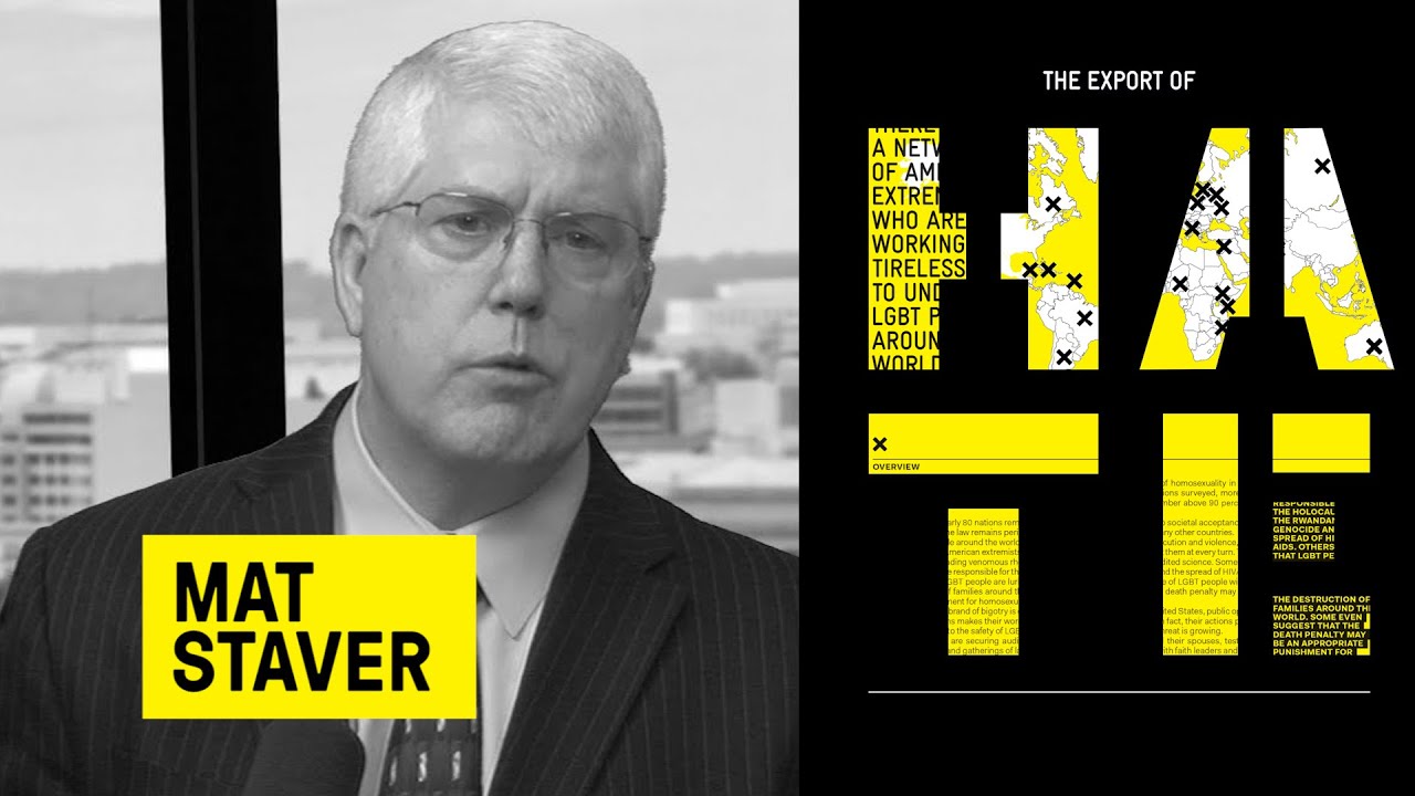 EXPORT OF HATE - Mat Staver - YouTube