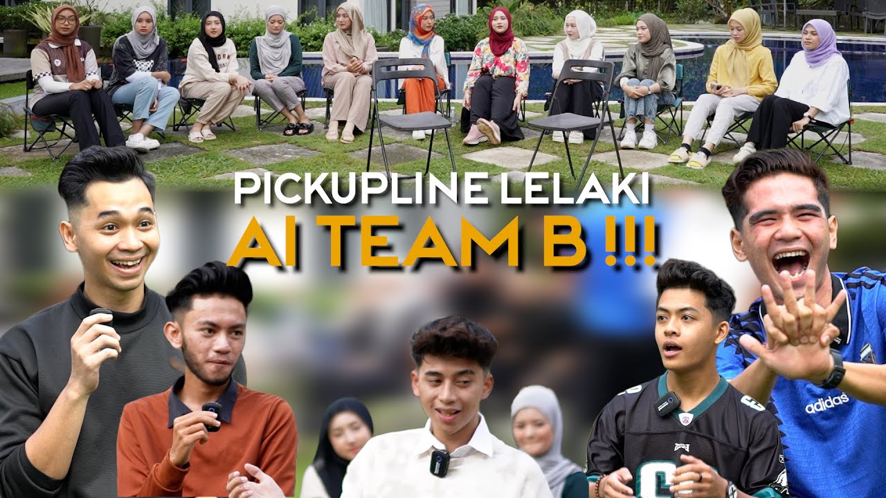RAJA PICKUPLINE TEAM BARU AI TEAM !!! SAFWAN DAN ISYA BERBUNGA BUNGA ...
