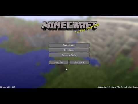 New Minecraft Menu Layout ! Minecraft 1.0 - YouTube