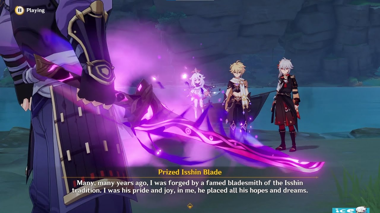 Kazuha confronts the Prized Isshin Blade (Amenoma Yuuya) - YouTube