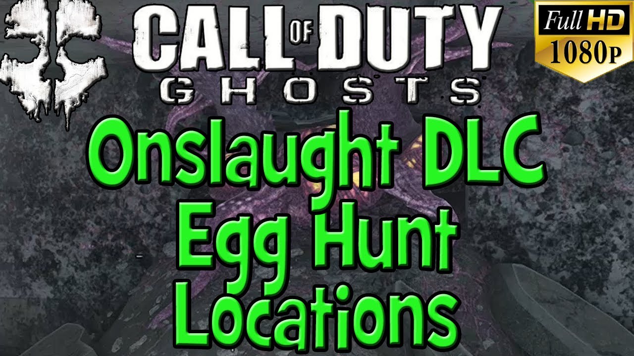 COD Ghosts Onslaught Egg Hunt Locations - Easy 2000 XP Easter Egg - YouTube