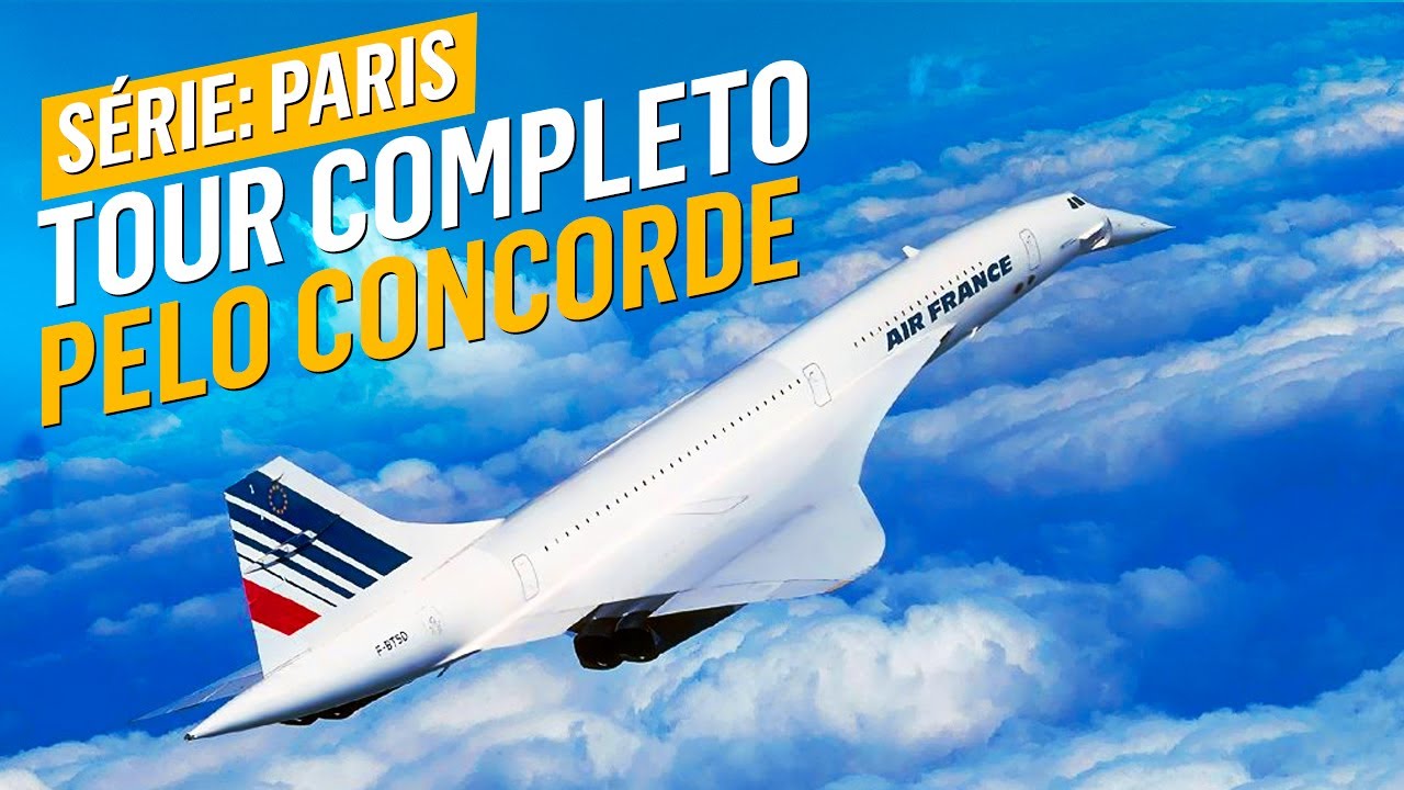 DOIS CONCORDES: Tour completo pelos Concordes da Air France e pelo protótipo no Museu Le Bourget ...